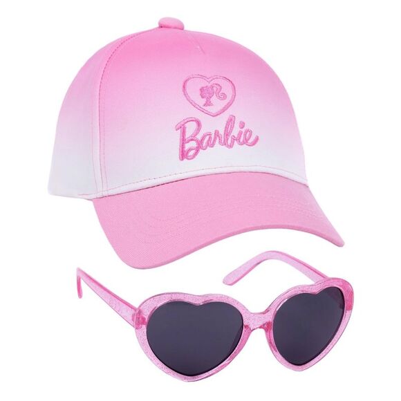 Barbie | Other | Barbie Girls Ombre Baseball Cap Set Pinkwhite | Poshmark
